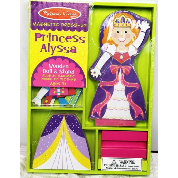 Melissa & Doug | Toys | New Melissa Doug Magnetic Dressup Princess ...